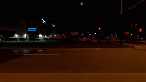 Pov Side View Driving In City On Pitch B Stock Video Pond