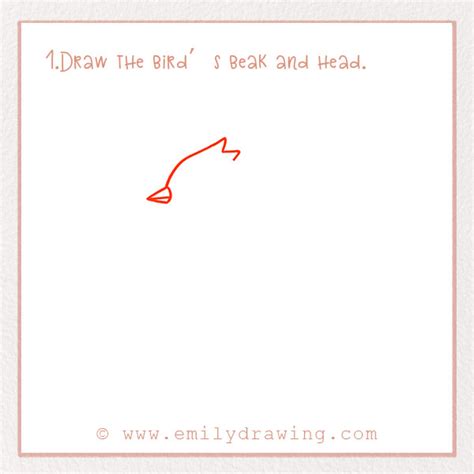 How To Draw A Bird Emily Drawing