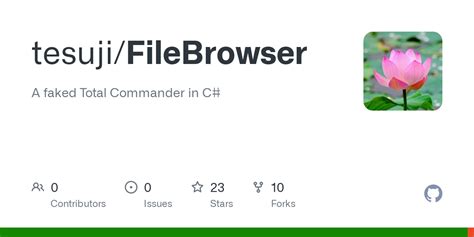 GitHub Tesuji FileBrowser A Faked Total Commander In C