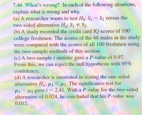 solved 7 46 what s wrong in each of the following