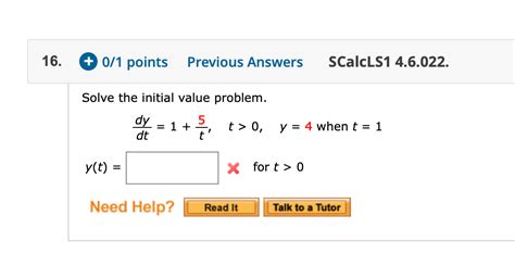 solved 16 0 1 points previous answers scalcls1 4 6 022