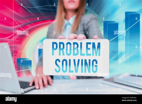 Conceptual Caption Problem Solving Business Showcase Process Of Finding Solutions To Difficult