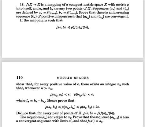 solved f x→x ﻿is a mapping of a compact metric space x ﻿with