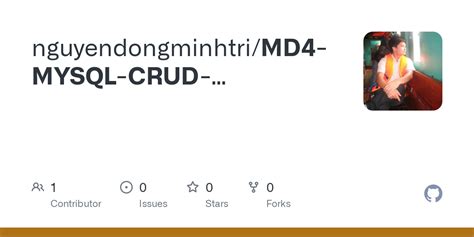 github nguyendongminhtri md4 mysql crud arraylist jsp jstl