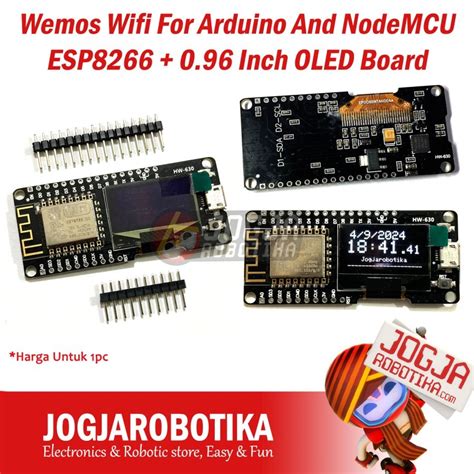 Jual Wemos Nodemcu Wifi For Arduino Nodemcu Esp8266 With 096 Inch Oled