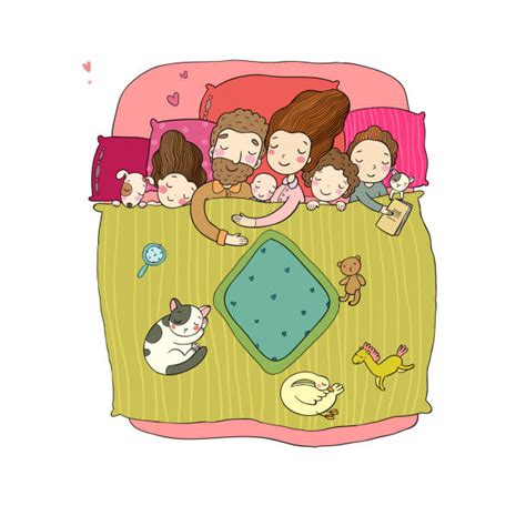 180 Mom And Dad Sleeping At Night Stock Illustrations Royalty Free