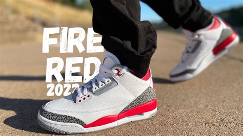 Jordan 3 Fire Red Outfit