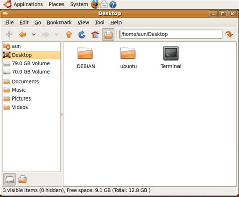 install and use pcman file manager in ubuntu linux