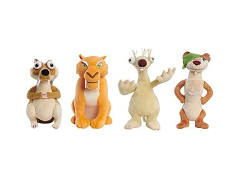 4pc Plushie Ice Age Adventures Set