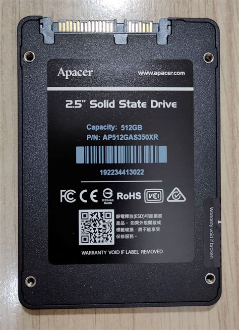 SSD диск Apacer 2.5 AS350X 512 Гб SATA III 3D TLC (AP512GAS350XR-1 ...