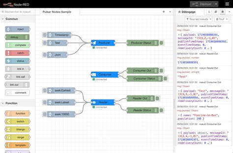 node red pulsar node node red
