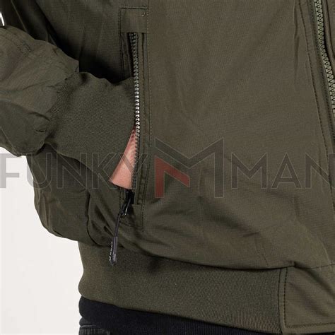 Μπουφάν Jacket Vcode V21 Olive Funkyman Ανδρικά Ρούχα Αξεσουάρ Παπούτσια