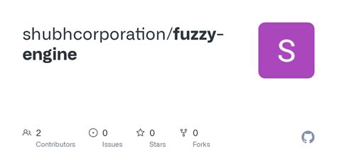 Github Shubhcorporationfuzzy Engine