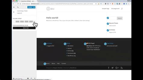 How To Edit Your Footer In Divi Theme