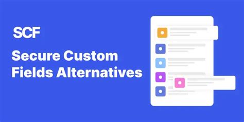 Secure Custom Fields Alternatives