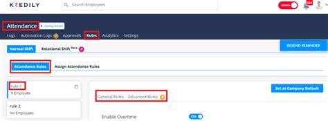 How To Setup Attendance Rules Support Kredily