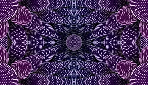 Download Geometric Shapes Geometric Pattern Purple Background