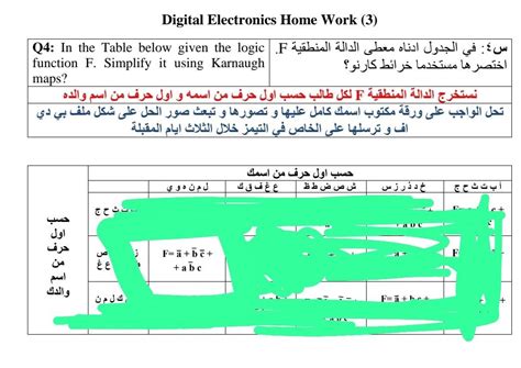 Digital Electronics Home Work 3