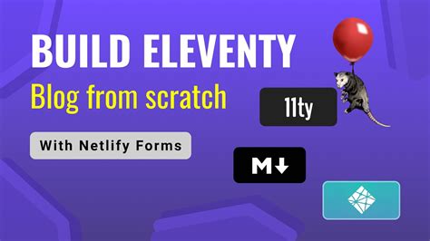 Build Eleventy Blog From Scratch 11ty Youtube