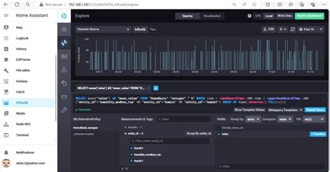 ทดสอบ Influxdb และ Grafana ในแพลตฟอร์ม Home Assistant