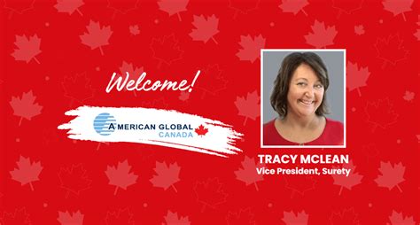 Welcome To The Team Tracy American Global