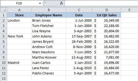 excel hide values on column for better looking when printing