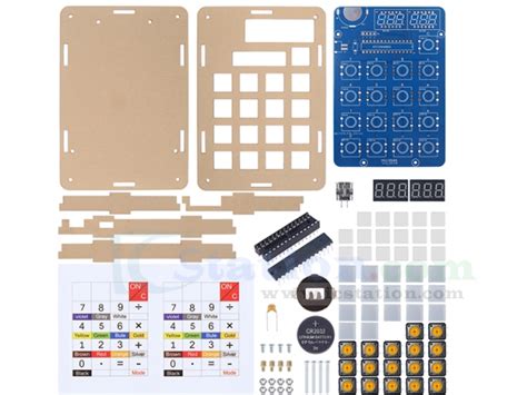 Diy Calculator Kit Color Ring Resistance Calculator Soldering Projects