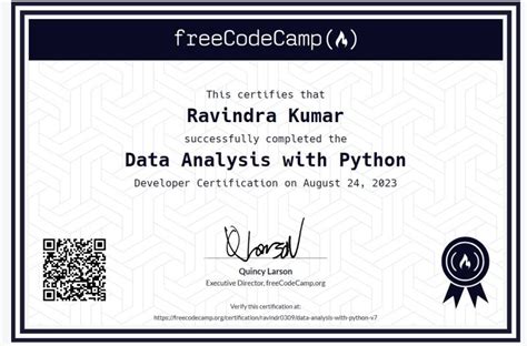 Ravindra Kumar On Linkedin Dataanalysis Freecodecamp Dataanalysis Learningjourney
