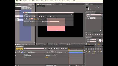 AE Shape Layers Introductie YouTube