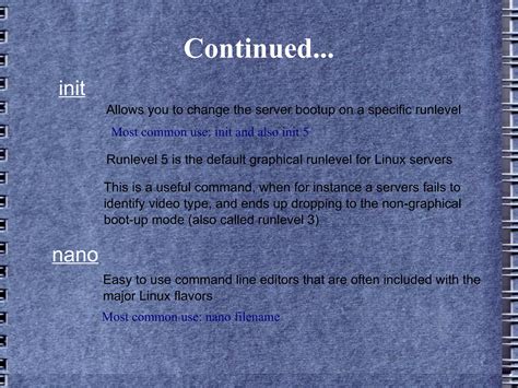 Linux Commands Ppt Operating Systems Computer Software And Applications