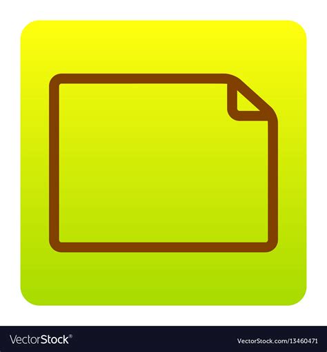 Horizontal Document Sign Royalty Free Vector Image