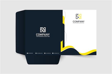 Premium Vector Creative Presentation Folder Design For Corporate Business