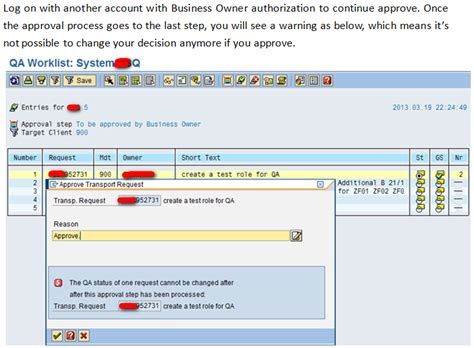 Step By Step To Configure The Sap Qa Approval Proc Sap Community