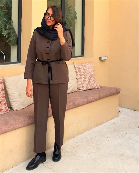 کت و شلوار قهوه ای