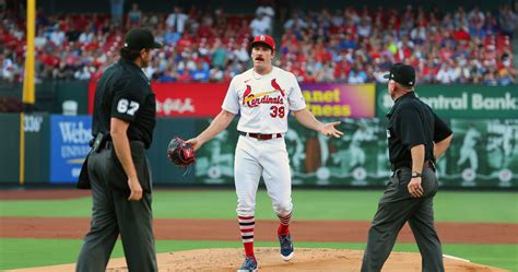 Cardinals Miles Mikolas Suspended Games For Throwing At Ian Happ Oli Marmol Out News