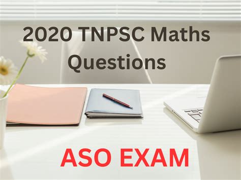 2020 Tnpsc Maths Questions Aso Exam Part 1 Complete Solution