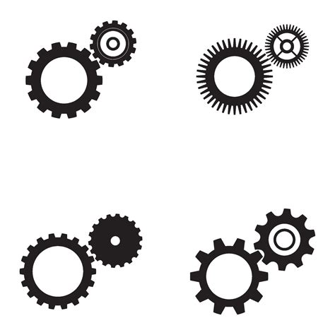 Gear Logo Template Vector Icon Vector Art At Vecteezy