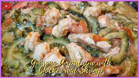 PAANO MAGLUTO NG GINATAANG AMPALAYA WITH CHICKEN AND SHRIMP # ...