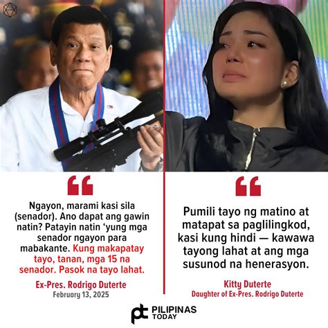 Wanna - Hinimok ni Veronica “Kitty” Duterte, anak ni dating Pangulong Rodrigo Duterte, ang ...