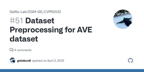 Dataset Preprocessing For Ave Dataset Issue Gewu Lab Ogm Ge Cvpr Github
