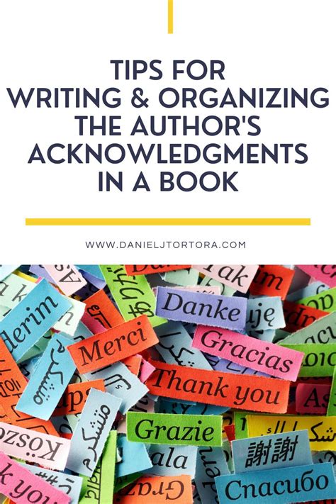 How To Write Book Acknowledgments Artofit