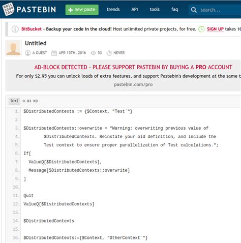 How And Why Did The Code In My Question End Up In Pastebin Meta
