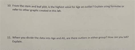 Solved From The Stem And Leaf Plot Is The Highest Value Chegg Com