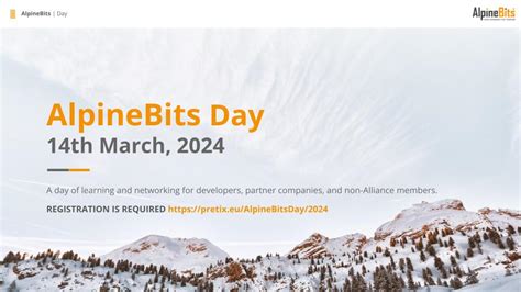 Alpinebits Day Emily Louise Simonis