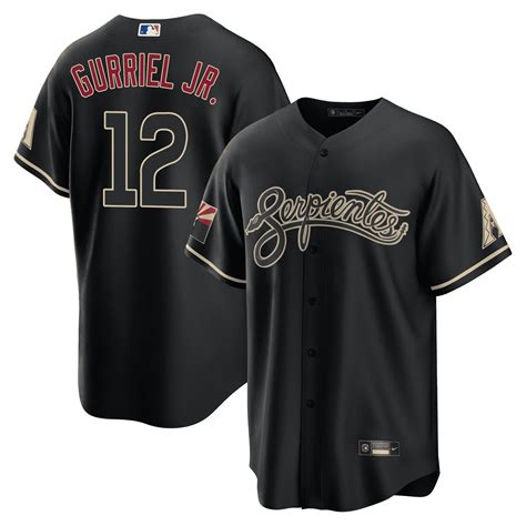 Lourdes Gurriel Jr Mens Arizona Diamondbacks “serpientes” Black