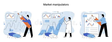 stock market manipulation characters analyzing stock market data to
