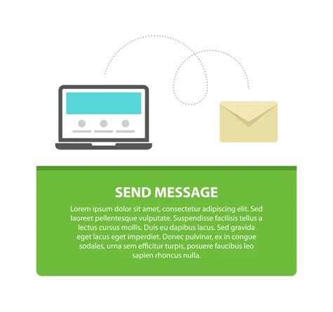 Smart Phone Send Message Design Concept Stock Vector Image By ©a1ndrew1 57161567