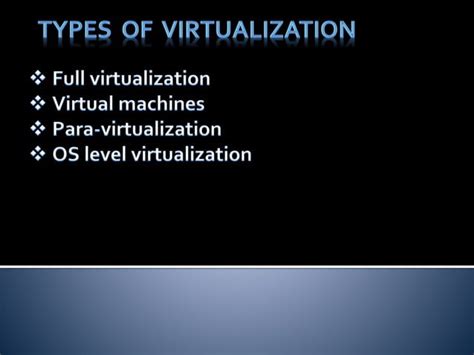 Hardware Virtualization Ppt
