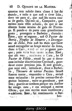 This Page From The First Volume Of Don Quixote De La Mancha Presents