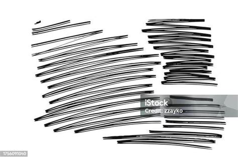 패턴 질감 손으로 그린 선입니다 해치 드로잉 펜 잉크 및 크로스해칭 그리기 연필 스케치 낙서 스크래치 스타일 흰색 배경에 고립된